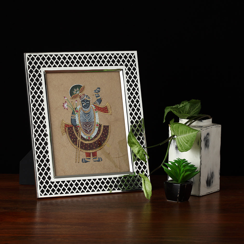 Premium Pichwai Photo Frames Collection | Code Silver